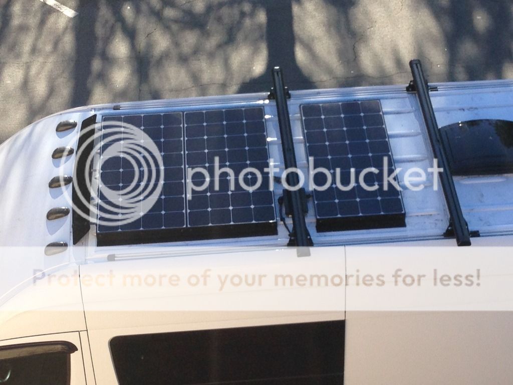 100W solar panels for 4x4 Sprinter | Sprinter-Source.com
